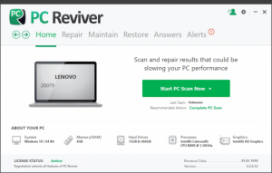 ReviverSoft PcReviver 3.3.8 - Puesta a punto y solución de bloqueos en Windows - Artista Pirata