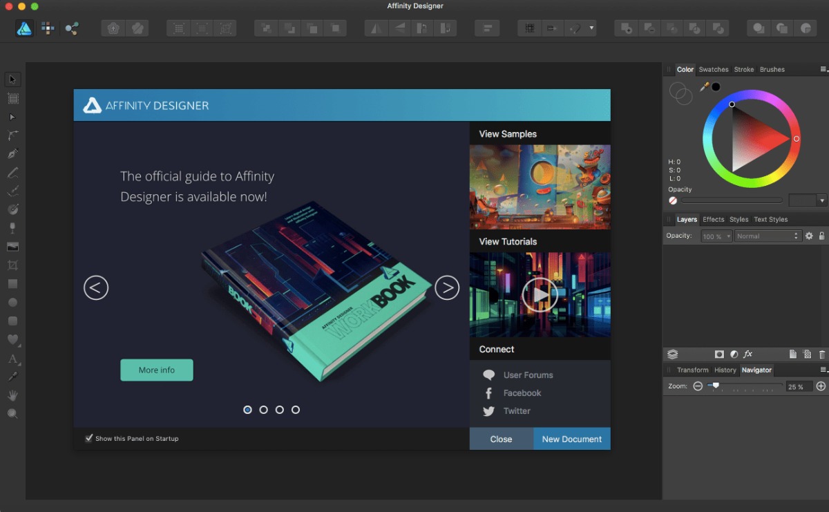 Serif Affinity Designer 2.4.2 - Diseño gráfico