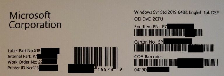 Disponible COAs para Windows 10 y Windows Server - Artista Pirata