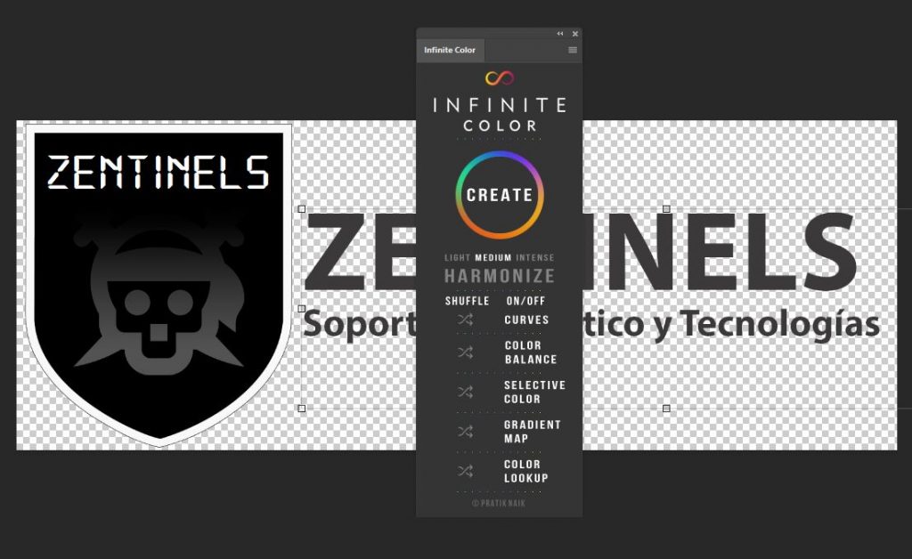 Infinity Color Panel - Plugin para Photoshop CC 2019 - Artista Pirata