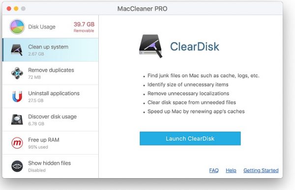 Mac Cleaner Pro 2.2 - Limpieza de tu Mac en 1 Click - Artista Pirata