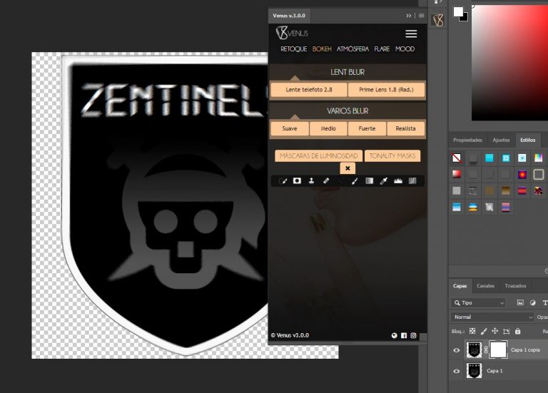 Venus Retouch Panel 3.0 - Plugin Photoshop CC - Artista Pirata