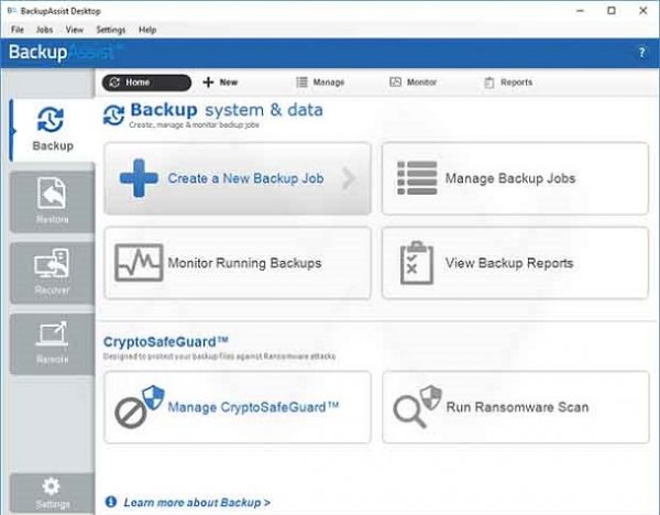 Backup Assist Desktop 10 - Copias de seguridad en Windows