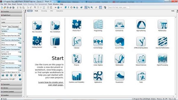 Maplesoft Maple 2020.1 - Cálculos matemáticos - Artista Pirata
