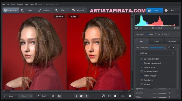 PhotoWorks 9.15 - Edición de fotografía - Artista Pirata