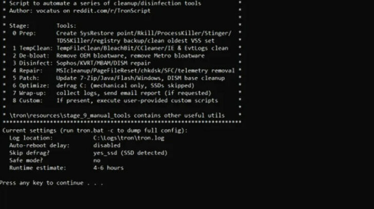 Tron 12 - Optimiza tu PC facilmente - Artista Pirata
