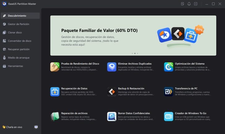 EaseUS Partition Master 2024 - Gestor de particiones - Artista Pirata