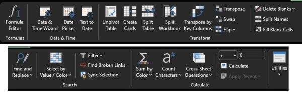 Ablebits Ultimate Suite for Excel - Complemento para Excel - Artista Pirata
