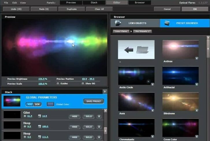 Video Copilot - Optical Flares - Lentes y destellos en After Effects ...
