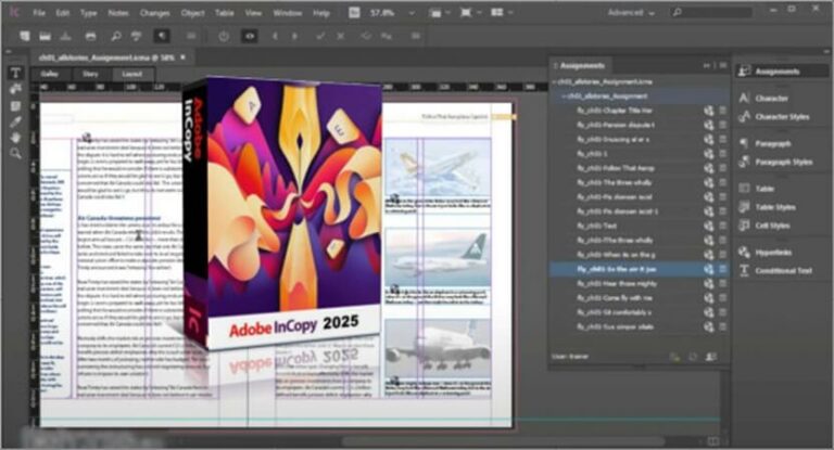 Adobe InCopy 2025 - Edita y colabora facilmente - Artista Pirata