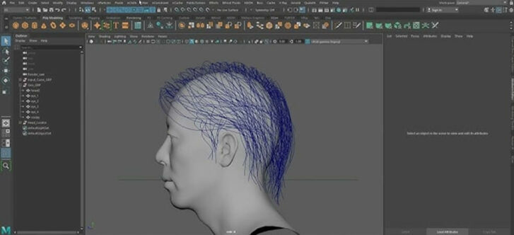 FX hair 4 para Maya - Simula pelaje y cabello en Maya - Artista Pirata